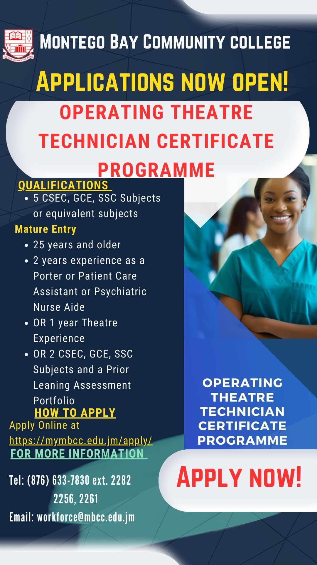 Workforce Development & Continuing Education – MBCC